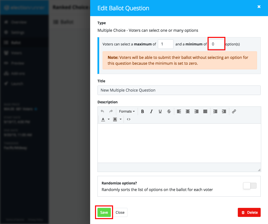 How to Allow Voters to Abstain from Voting for Multiple Choice ...