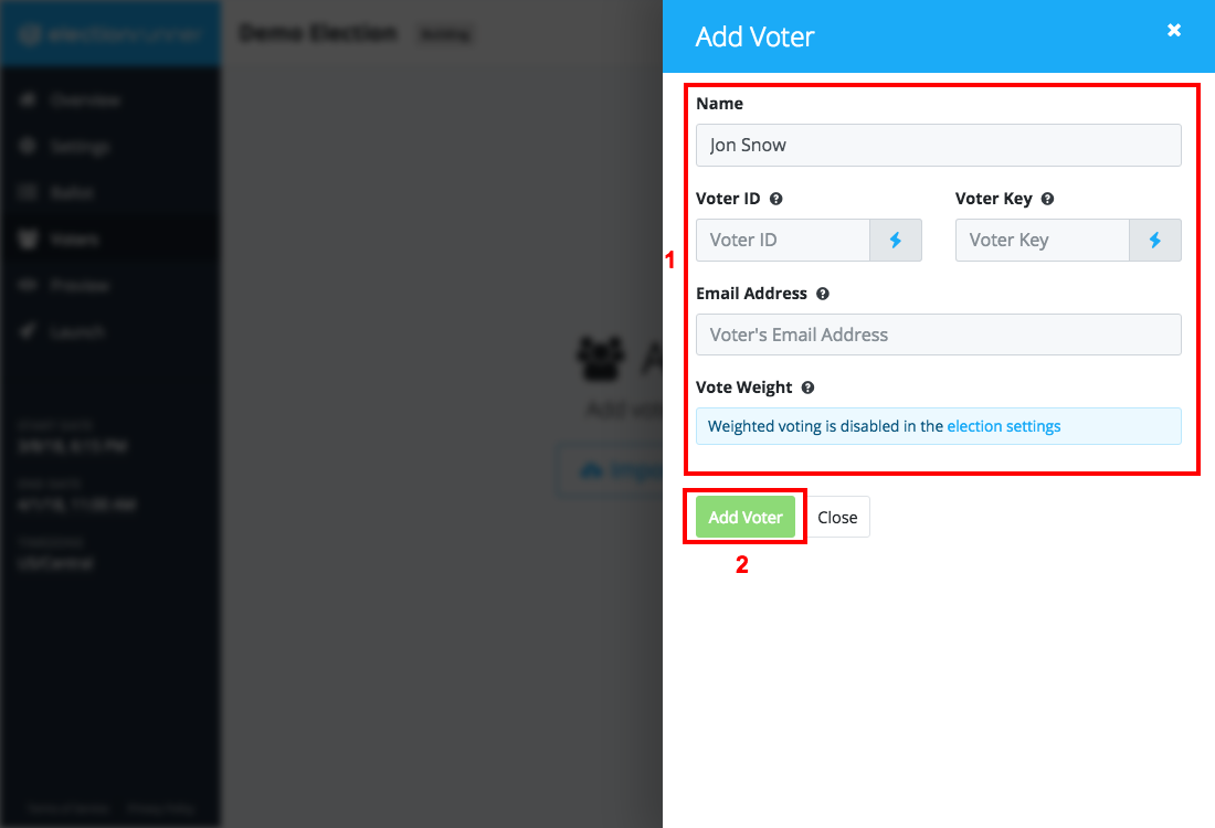 How to Add Voters to an Election | Election Runner Support