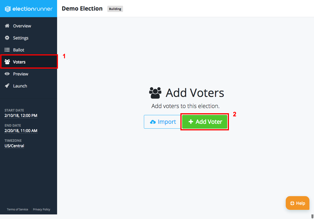 How to Add Voters to an Election | Election Runner Support