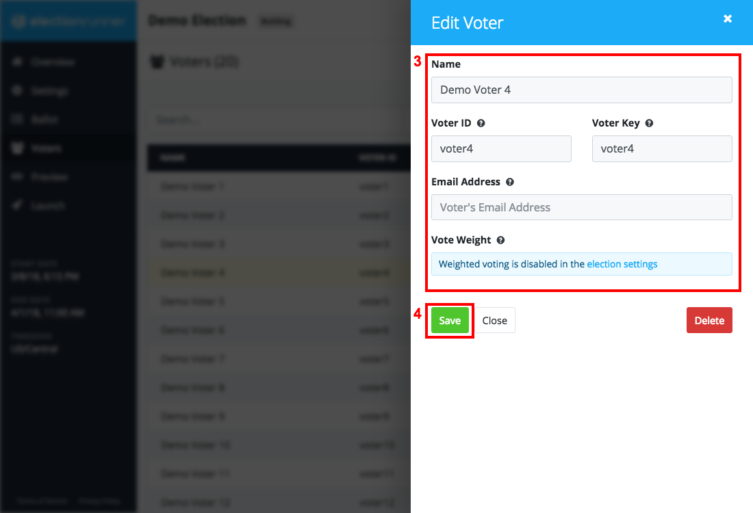 How to Edit a Voter | Election Runner Support